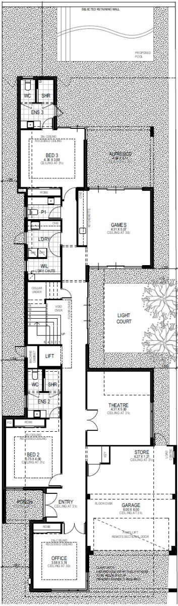 Reverse Living Home Designs & Floor Plan Examples